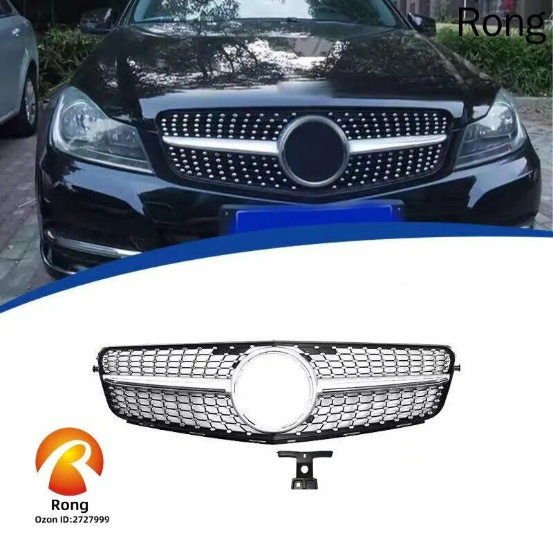 Решетка радиатора Mercedes W204 ABS 2009-2014