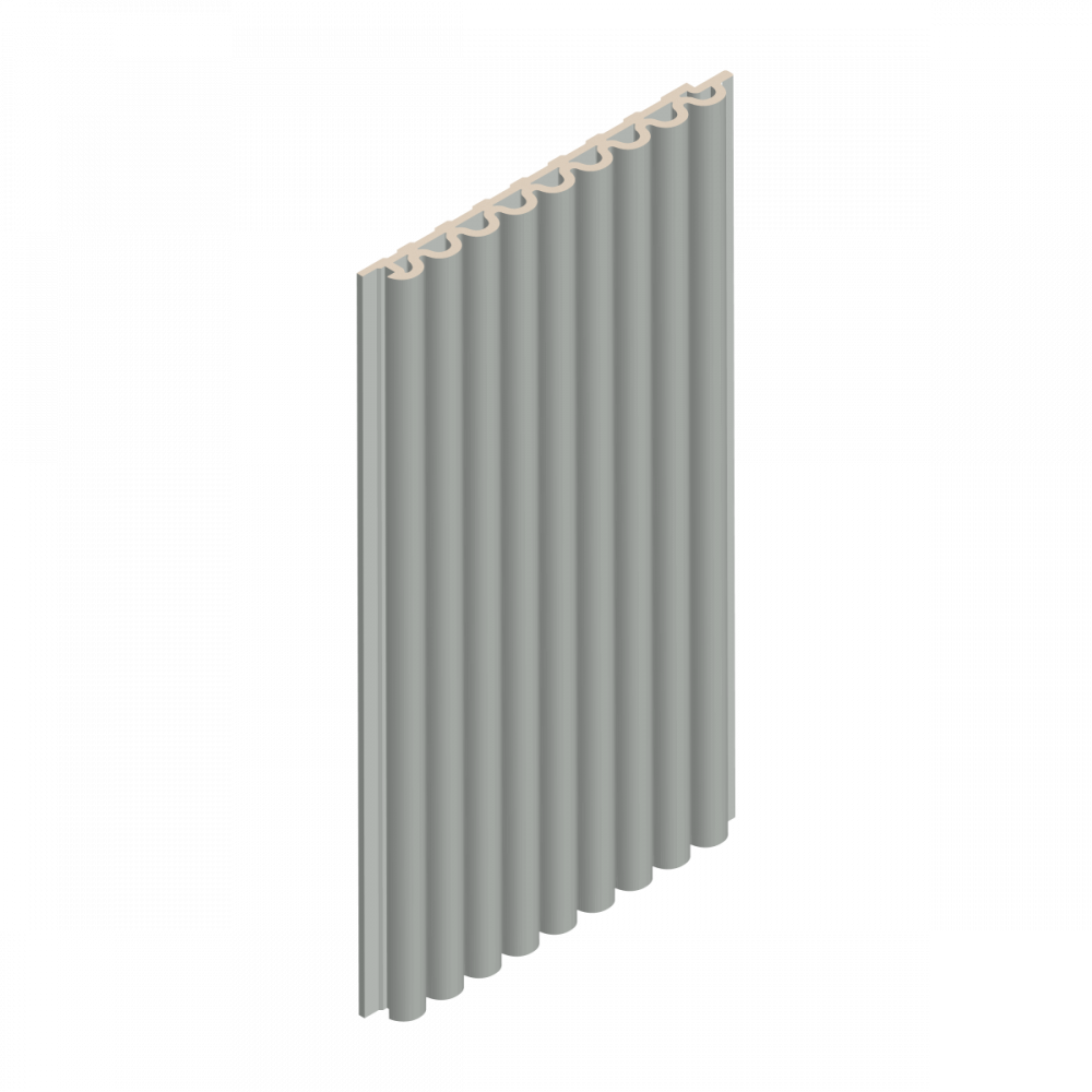 Стеновая Панель Ultrawood NEXT WPC 001 LGR st Д2900хВ106хТ9.3 мм / Ультравуд.