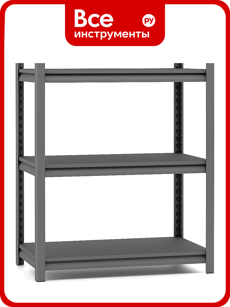 Стеллаж Everest Beamy Luxe-100-30/60/60-3 STB30/60/60/3, 1000 кг, деревянная