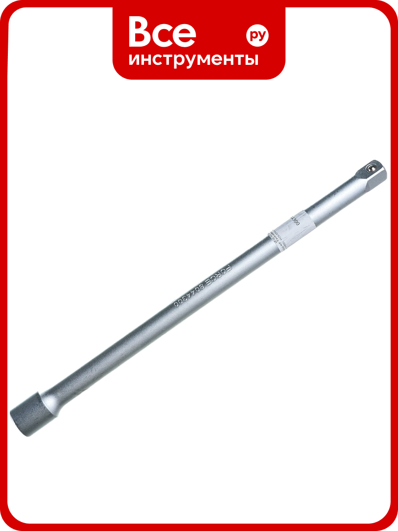 Удлинитель 1/2" 300 мм FORCE 8044300 прямой тип из износостойкого CrV материала male-female соединение