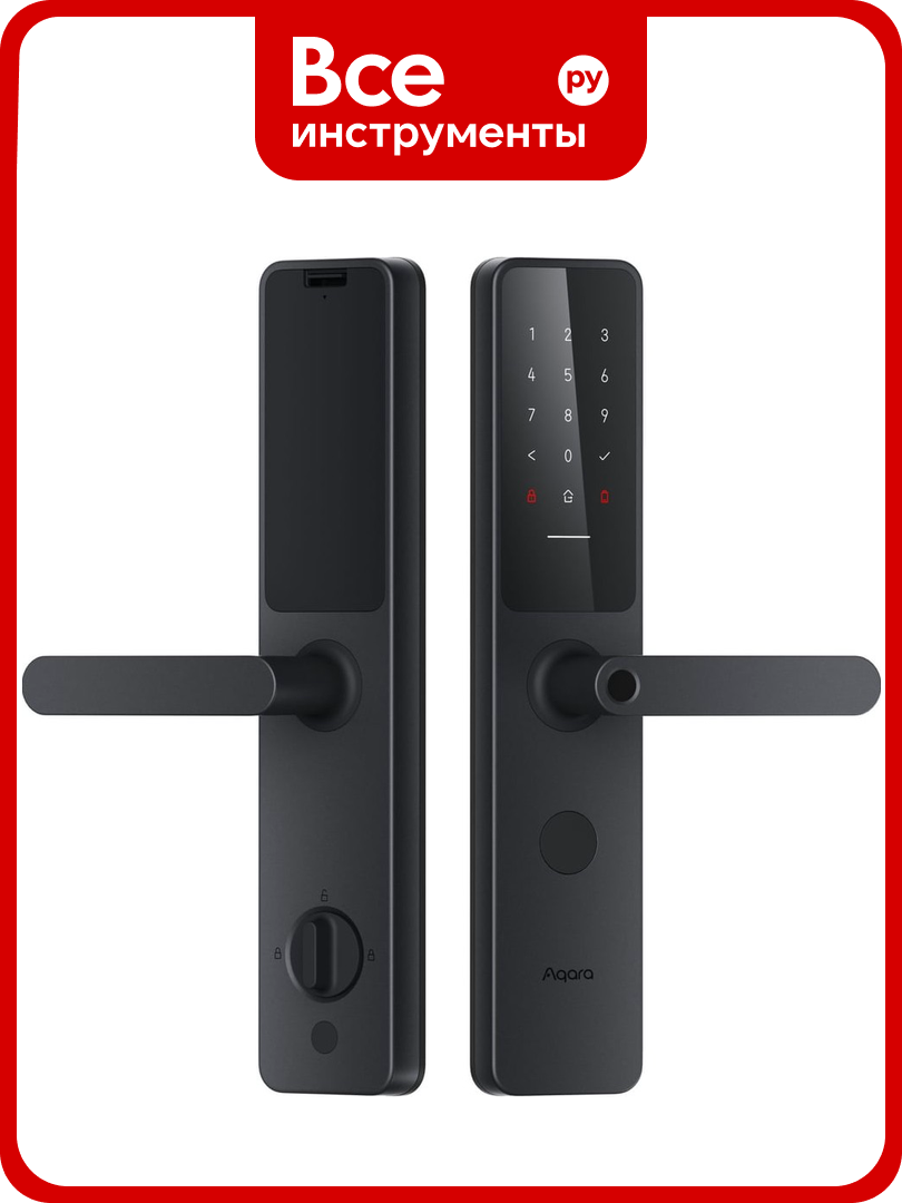 Умный дверной замок AQARA Smart Door Lock A100 ZNMS02ES, алюминиевый корпус, поддержка