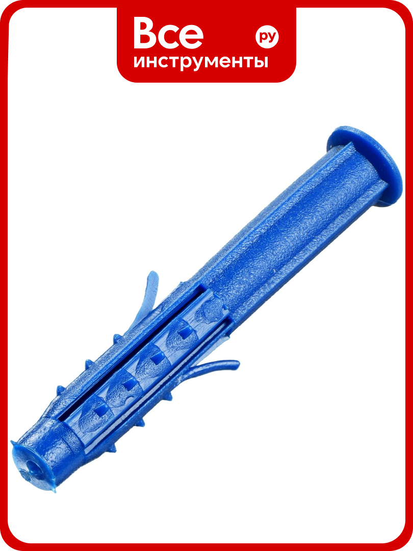 Распорный дюбель Tech-Krep 5х40 шипы+усы 600 шт - пакет 132439 из полипропилена повышенной прочности