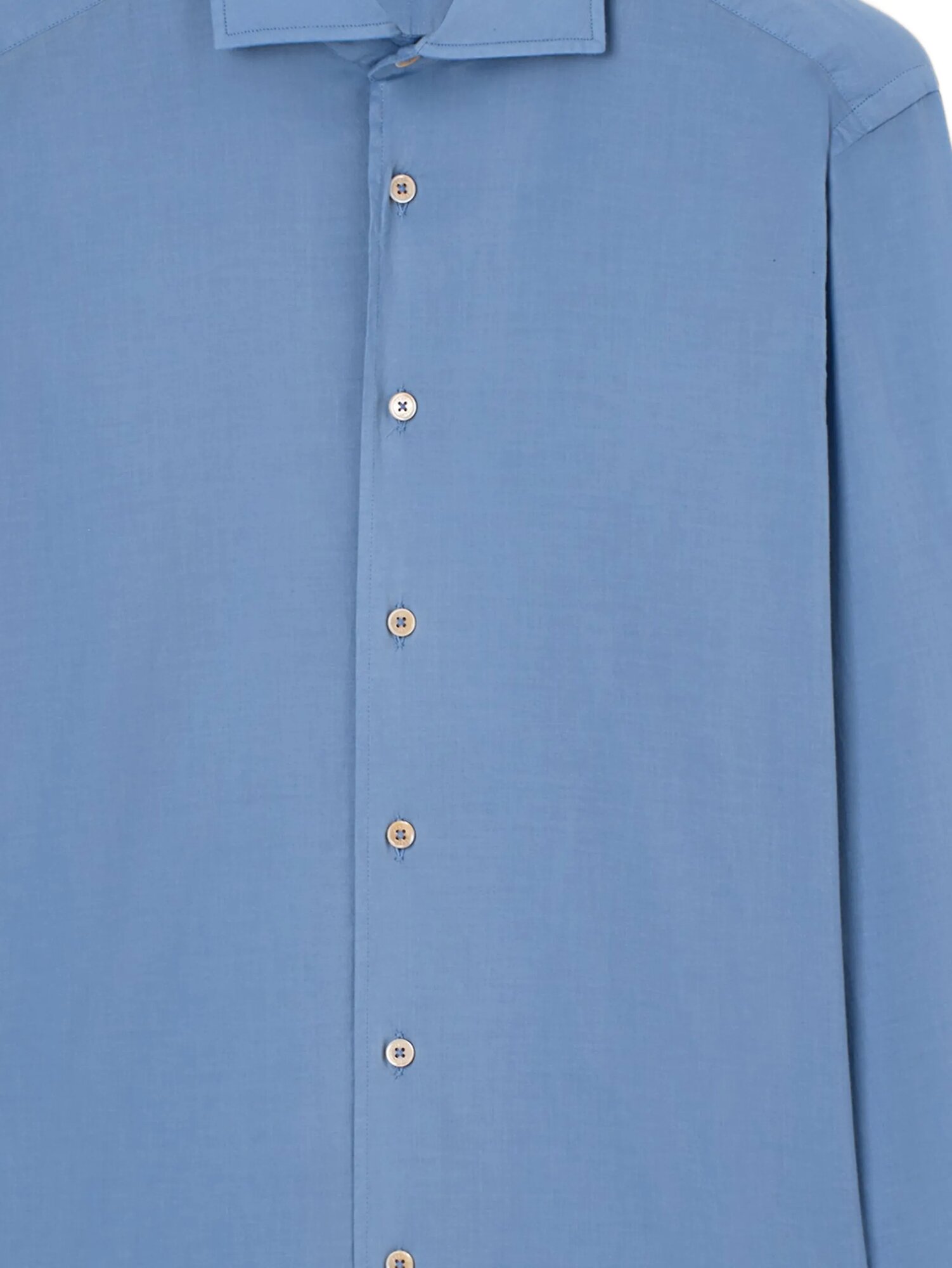Рубашка FEDELI Sean long-sleeve button-down shirt, размер XS, blue — фото 1