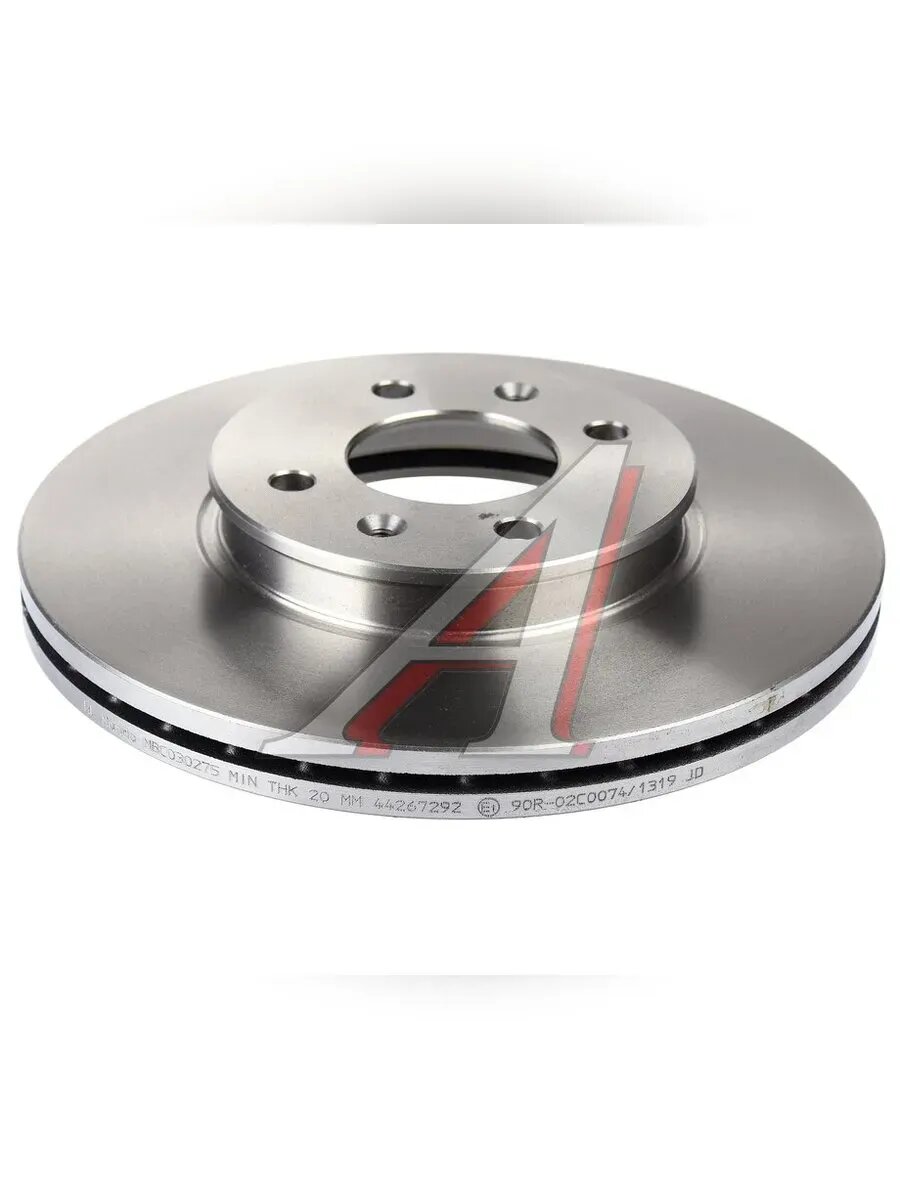 Диск тормозной MANDO для Hyundai Solaris, Kia Rio (11-)