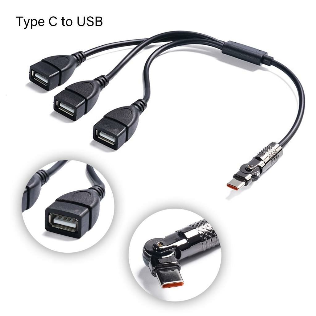 USB-C-адаптер на 3 USB — фото 1