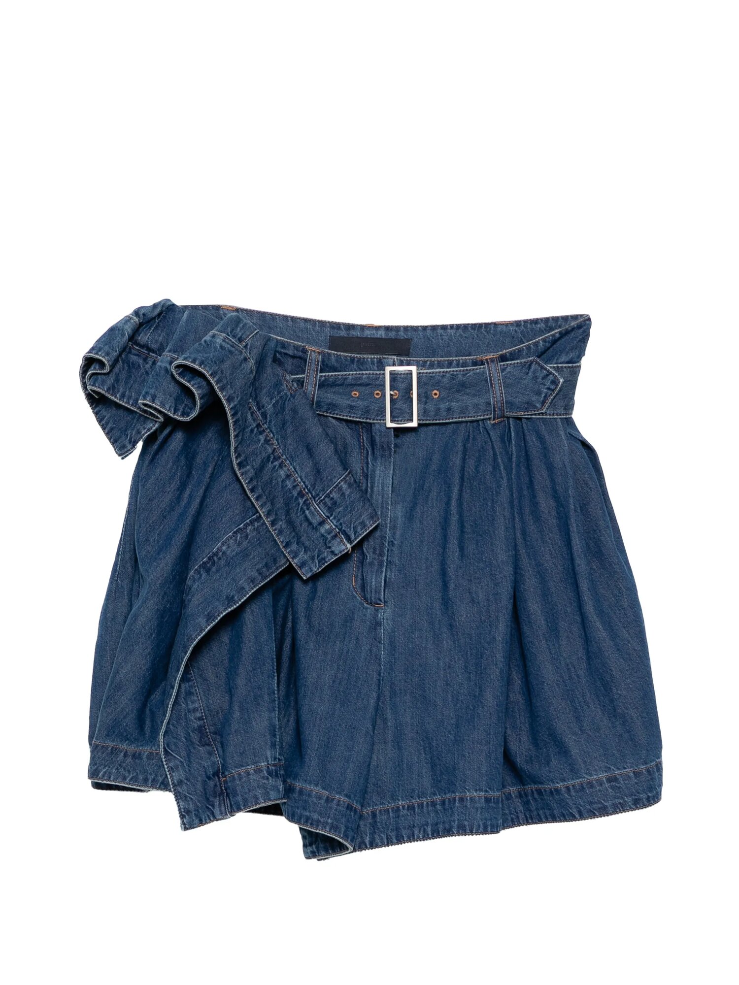Шорты Belted ruffled shorts