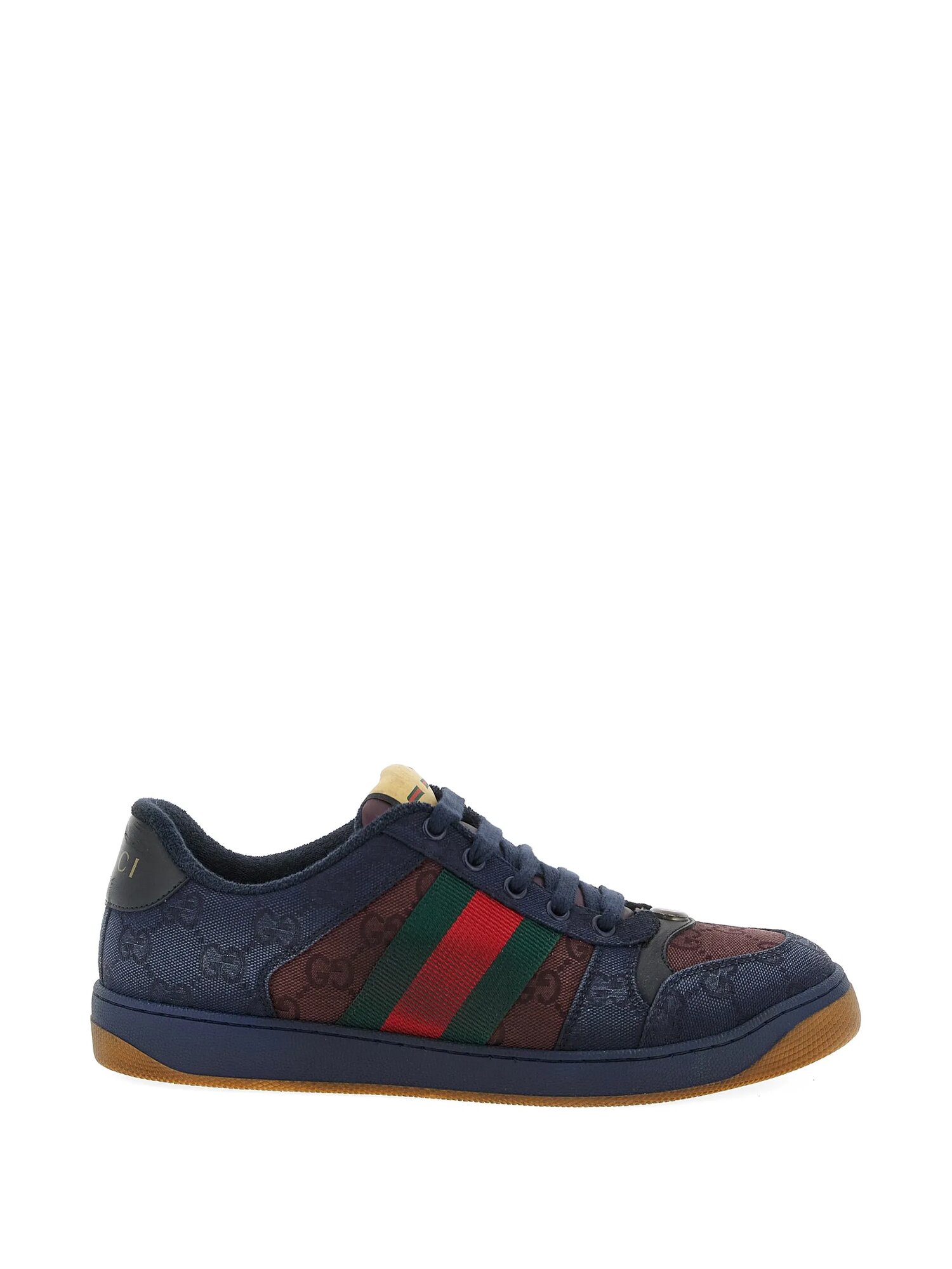 Кроссовки Screener GG lace-up cotton sneakers