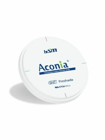 Диск из диоксида циркония Aconia, белый SHT, размер 98 мм, толщина 14 мм