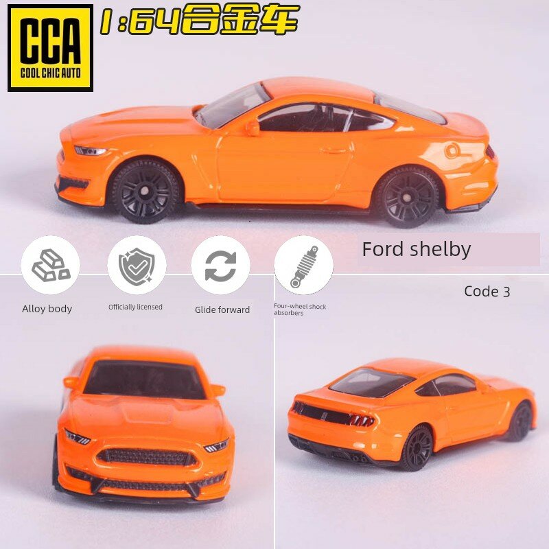 Миниатюрная модель автомобиля CCA Cai Po 1:64 из настоящего сплава с амортизаторами, карманная реалистичная игрушечная