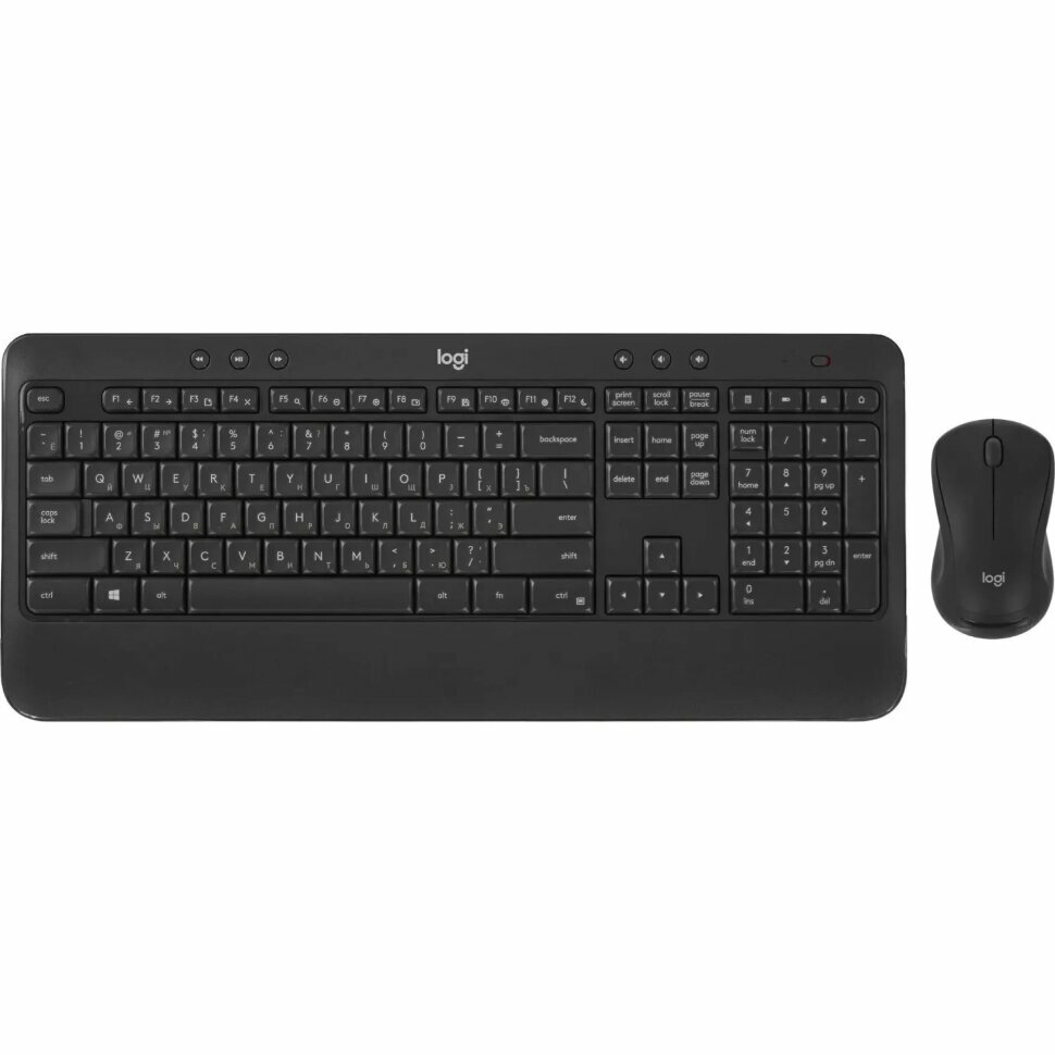 Набор клавиатура+мышь Logitech MK540, черный, USB беспров slim(920-008691), 2374284