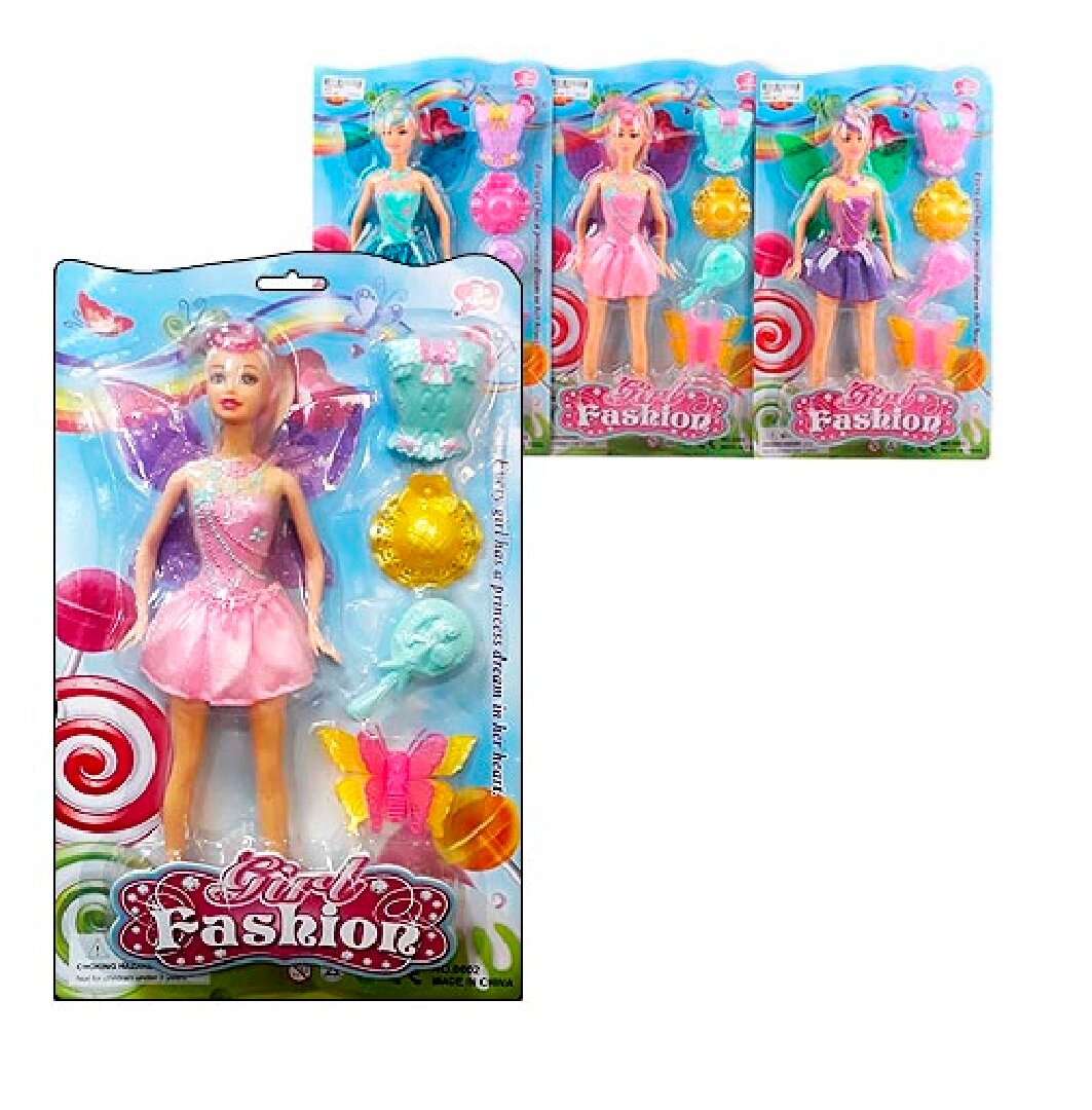 Кукла " Fashion girl " 30см, аксессуары, картонный блистер 22,5*36,5 см