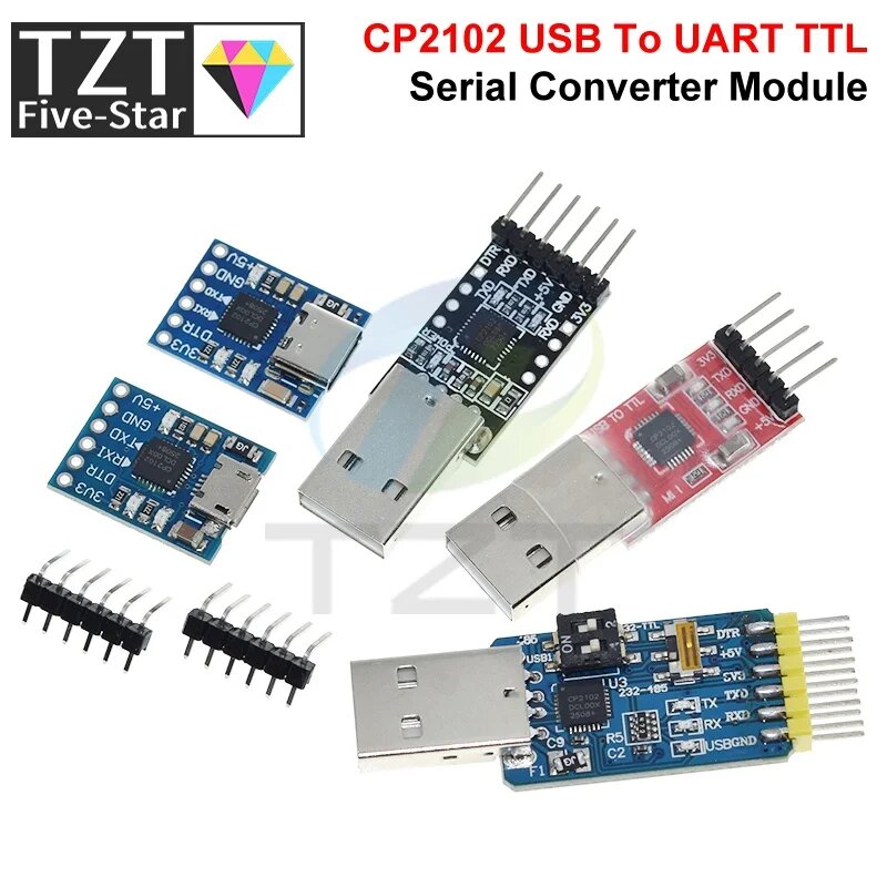 Модуль CP2102 MICRO USB 1PCS, CP2102 Mirco — фото 1