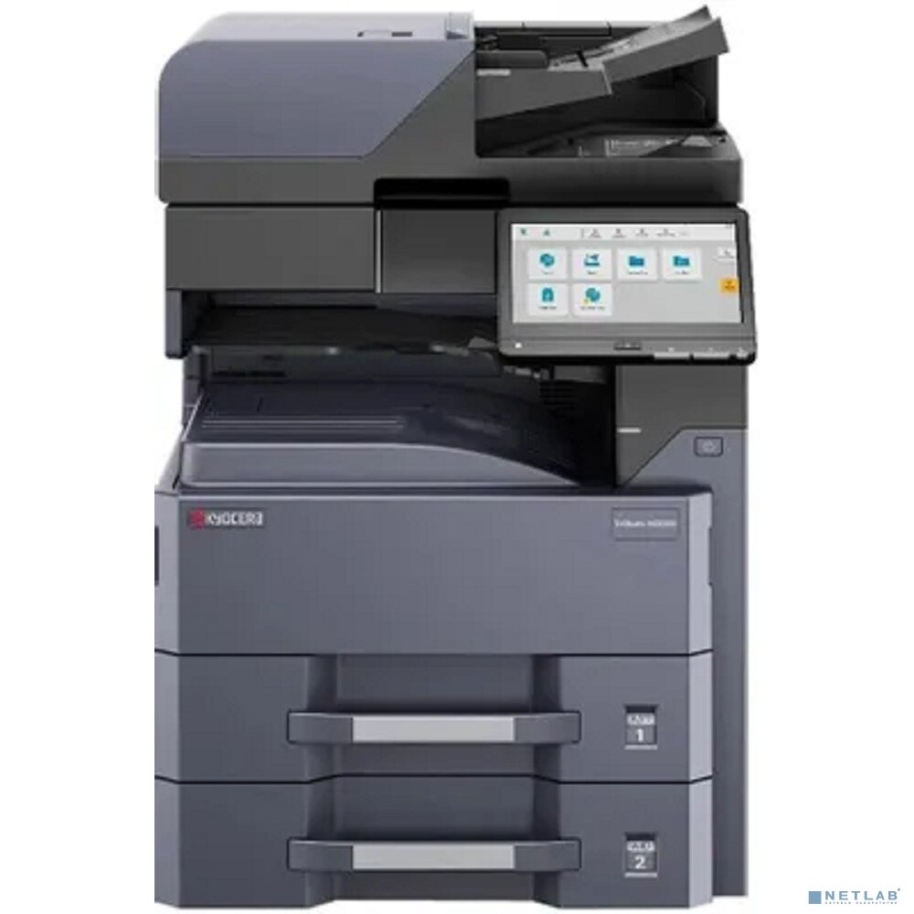 Kyocera TASKalfa MZ4000i (1102ZS3NL0) {ч/б, A3, 40/21(A4/A3) стр/мин, 1200x1200dpi, 2 Гб+32 Гб SSD, USB 2.0, 2*500 л, Duplex, без крышки/ тонера}