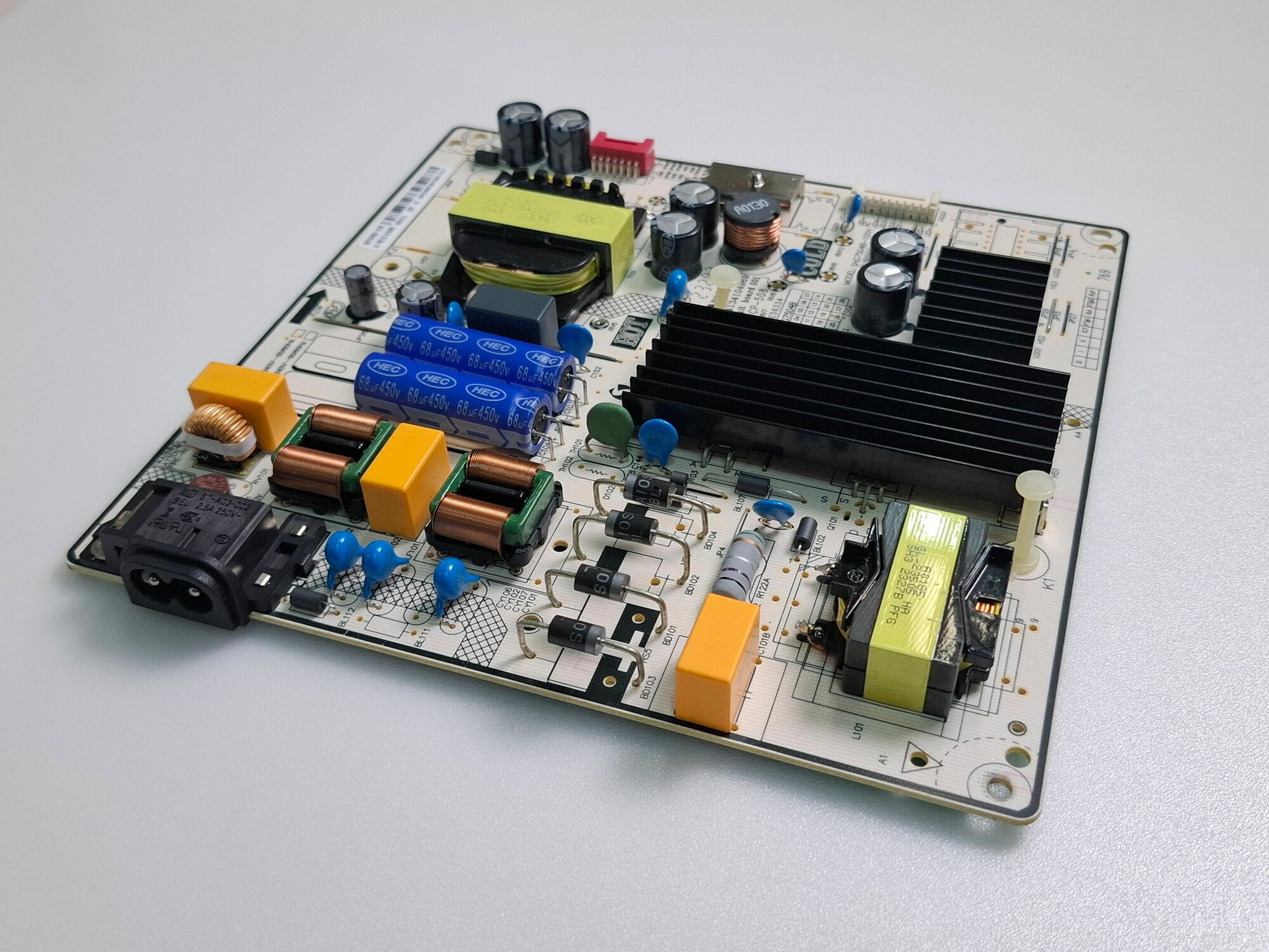 Блок питания (SHG7504B-101H), для телевизора Artel A65LU8500 P: ST6451D06-3 ver2.1