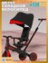 Велосипед-коляска BlinkCart, трехколесный, с ручкой и защитой от солнца, 1-5 лет