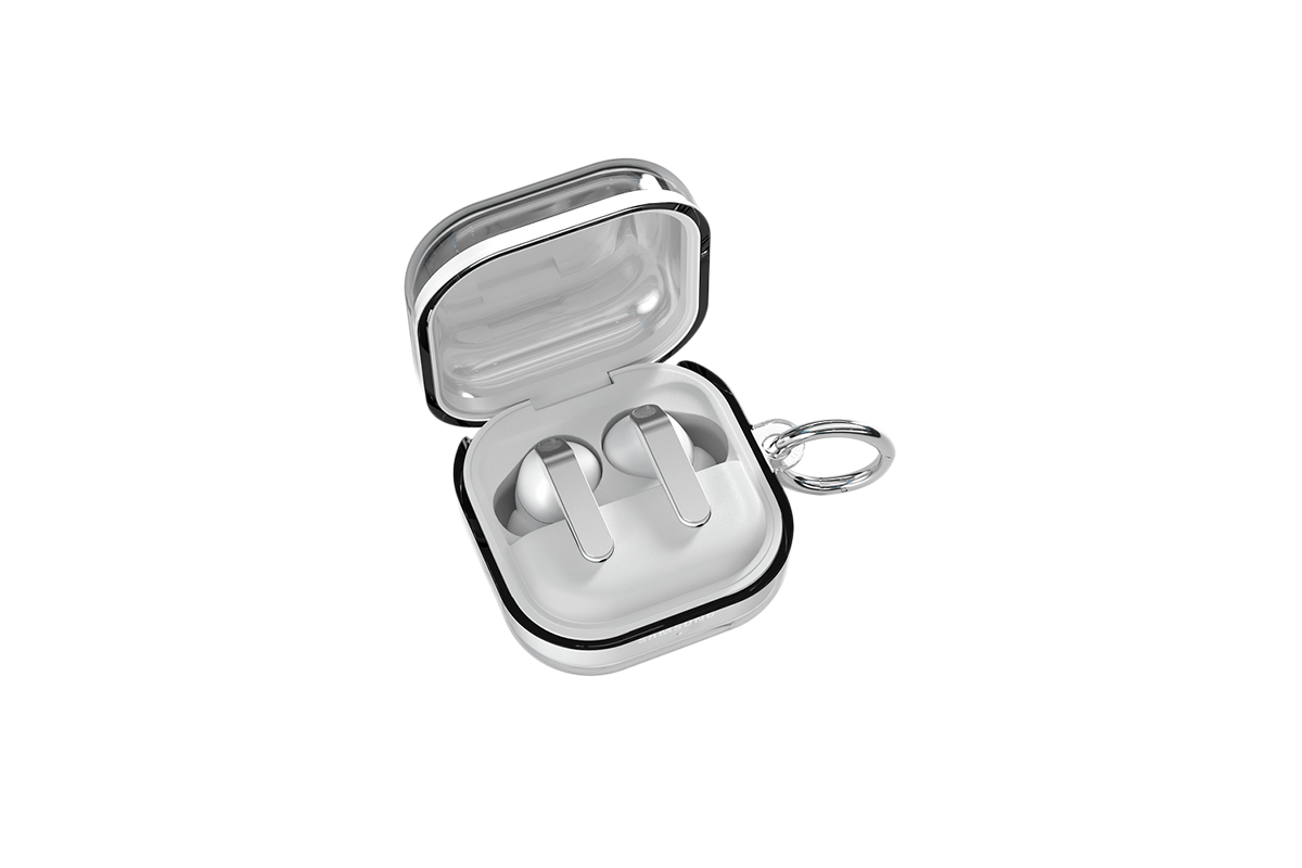 Чехол VLP Charm Case для Samsung Galaxy Buds 4/4Pro, прозрачный