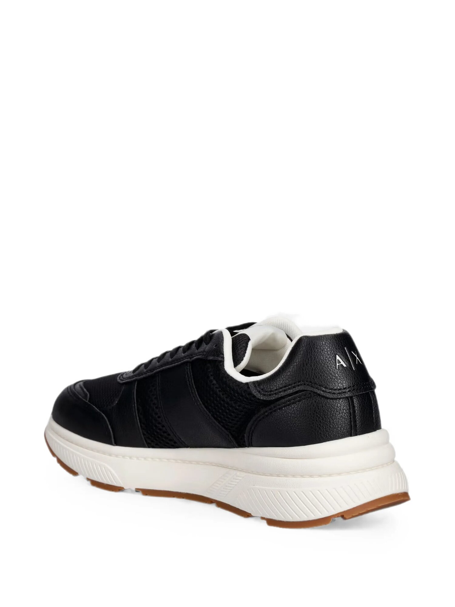 Кроссовки Armani Exchange Logo-print panelled sneakers, размер 12 — фото 1