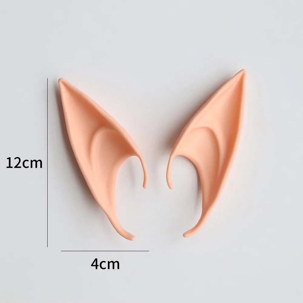 Эльфийские уши искусственные, цвет B, 12x4 см