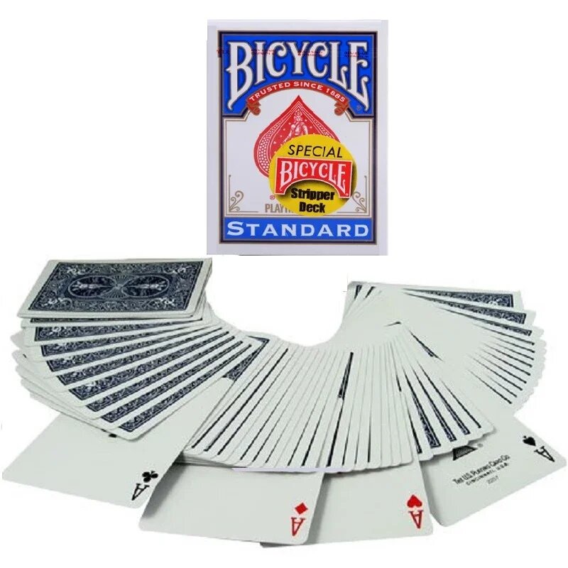 Колода Bicycle Stripper Deck, Красный — фото 1