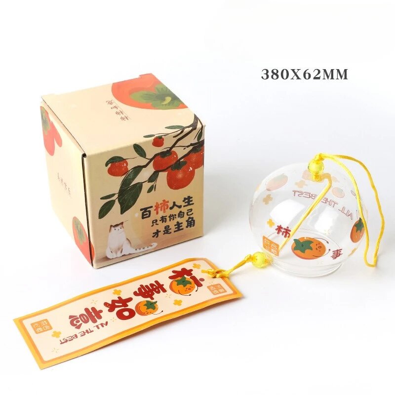 Стеклянный колокольчик "Хитоики" Persimmon 380X62MM