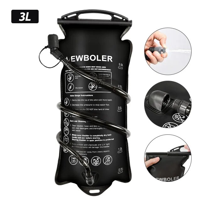 Гидратационный пакет NEWBOLER 3L, черный