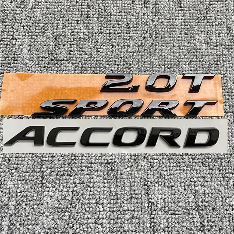 Эмблема Honda Accord 2.0T Sport Touring, черный глянец