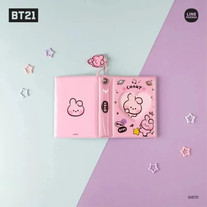 Альбом для карточек BT21 Cooky, розовый, A2