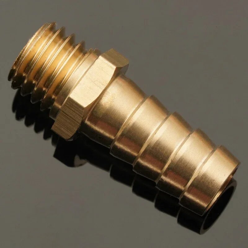 Латунный фитинг для труб 6-16 мм M8 M10 M12 M14 M8X1.25, 6mm