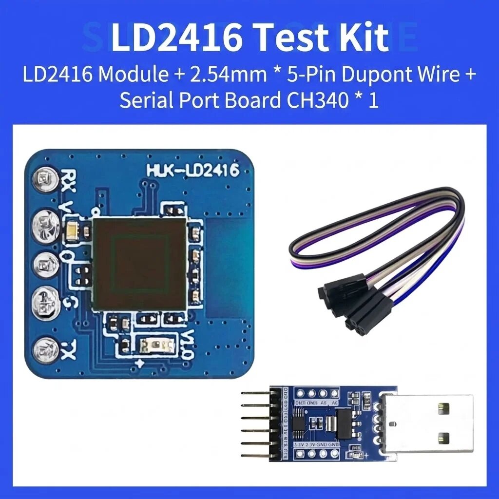 Модуль датчика движения HLK-LD2416 для умного дома HLK-LD2416 Test Kit