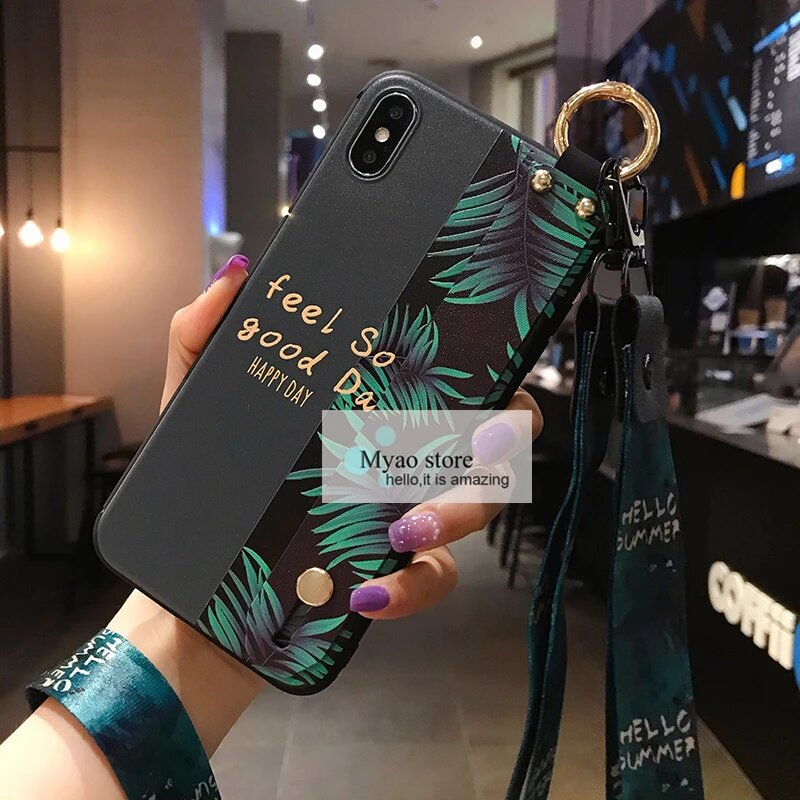 Чехол Huawei Pura 70 с ремешком, цвет 538-Wrist Straps
