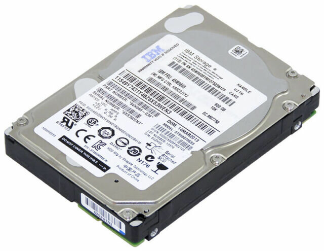 Жесткий диск IBM 45W9609 Total Storage Ultrastar SED 900Gb (U600/10000/64Mb) SED 6G SAS 2,5". Товар уцененный