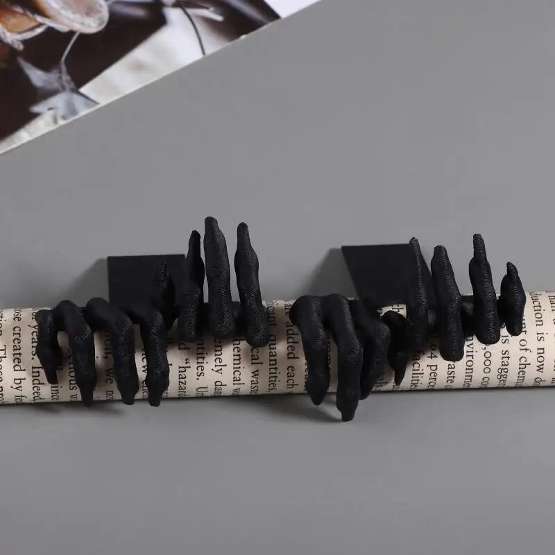 2 шт. 3D закладки "Рука" черные