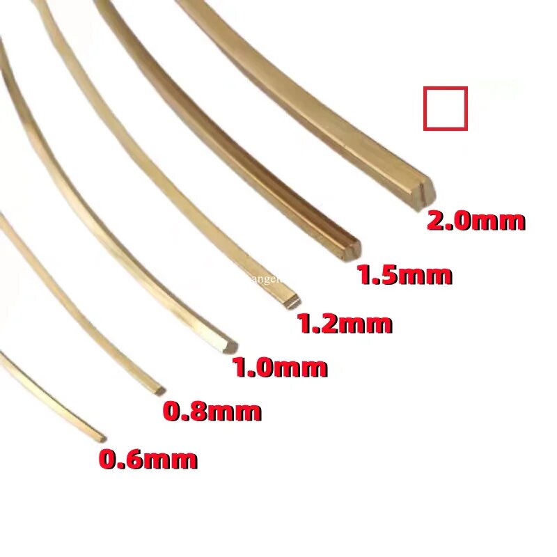 Медная проволока 0,4-0,8 мм, 1.2x1.2mm, 3m, soft