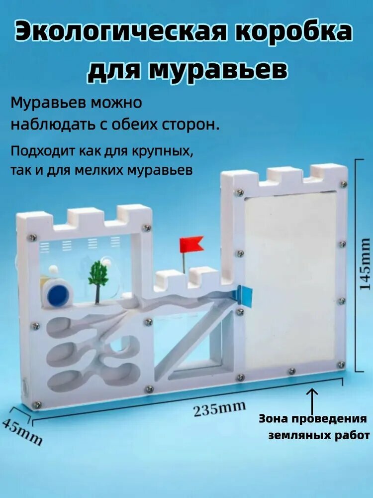 Большая прозрачная ферма для муравьёв Mister Ant