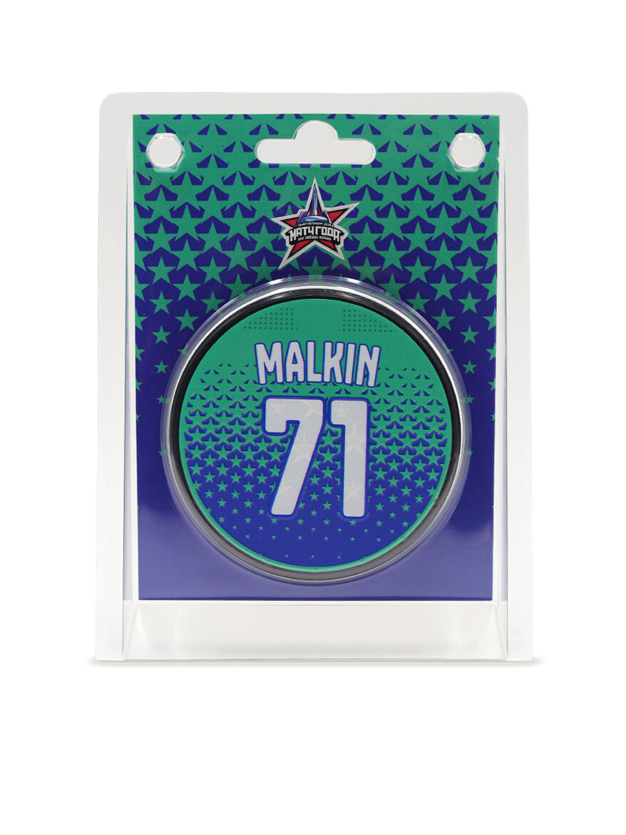 Шайба сувенирная двухсторонняя “MALKIN”