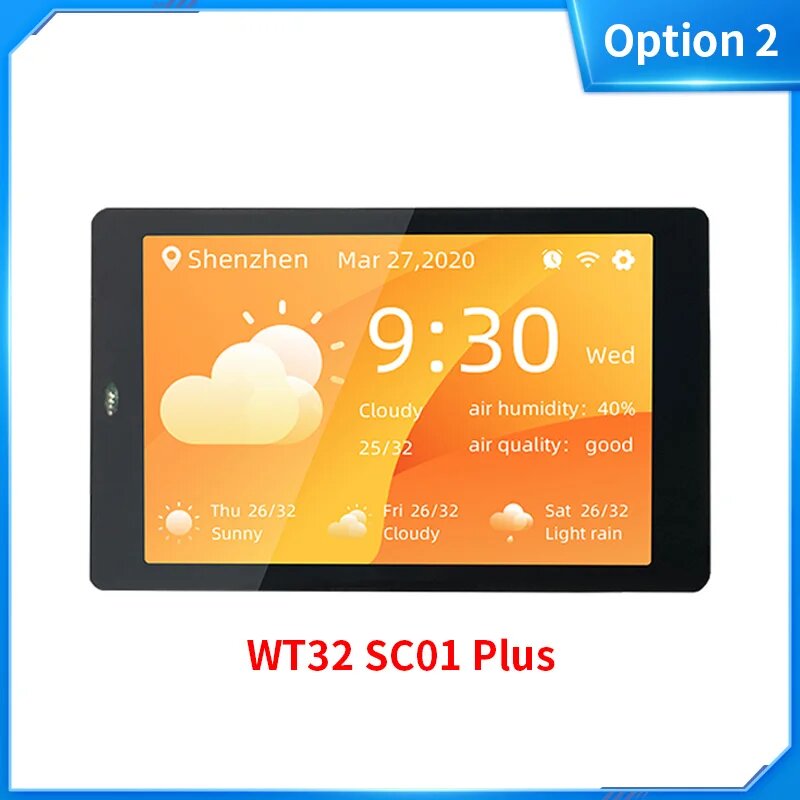 Плата ESP32 WT32-SC01 / Plus с сенсорным экраном WT32 SC01 Plus