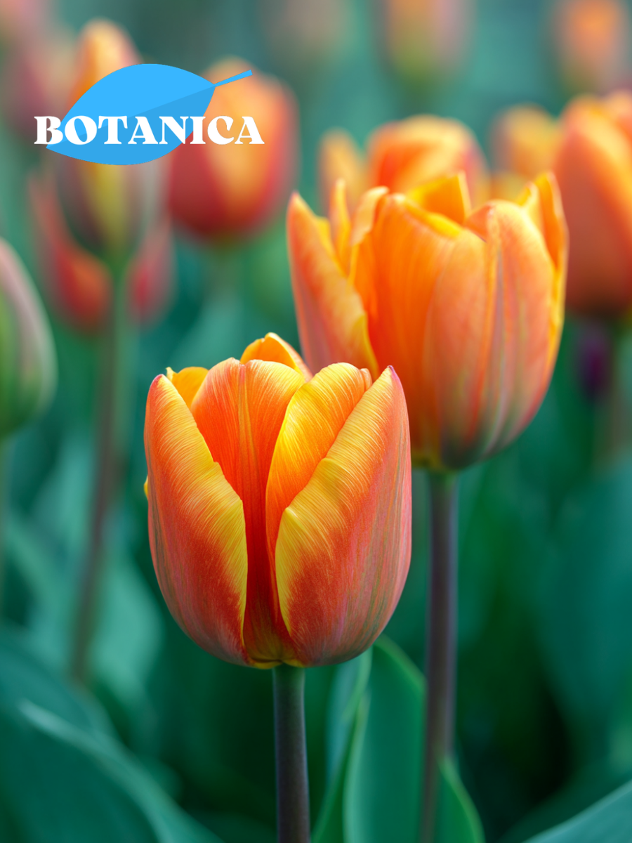 Луковицы цветов, botanica garden, Тюльпан Люба 2 штуки (красно-желтый)