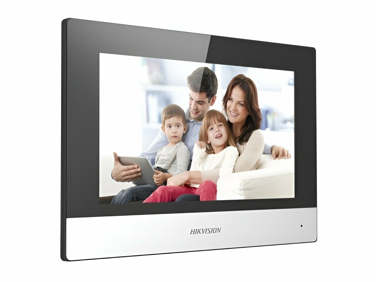 Видеодомофон Hikvision DS-KH6360-WTE1, настенный, сенсорное управление, белый