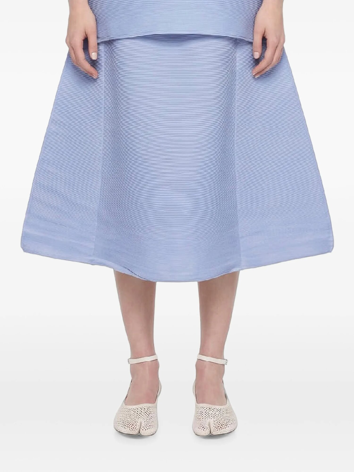 Юбка A-line ripple midi skirt