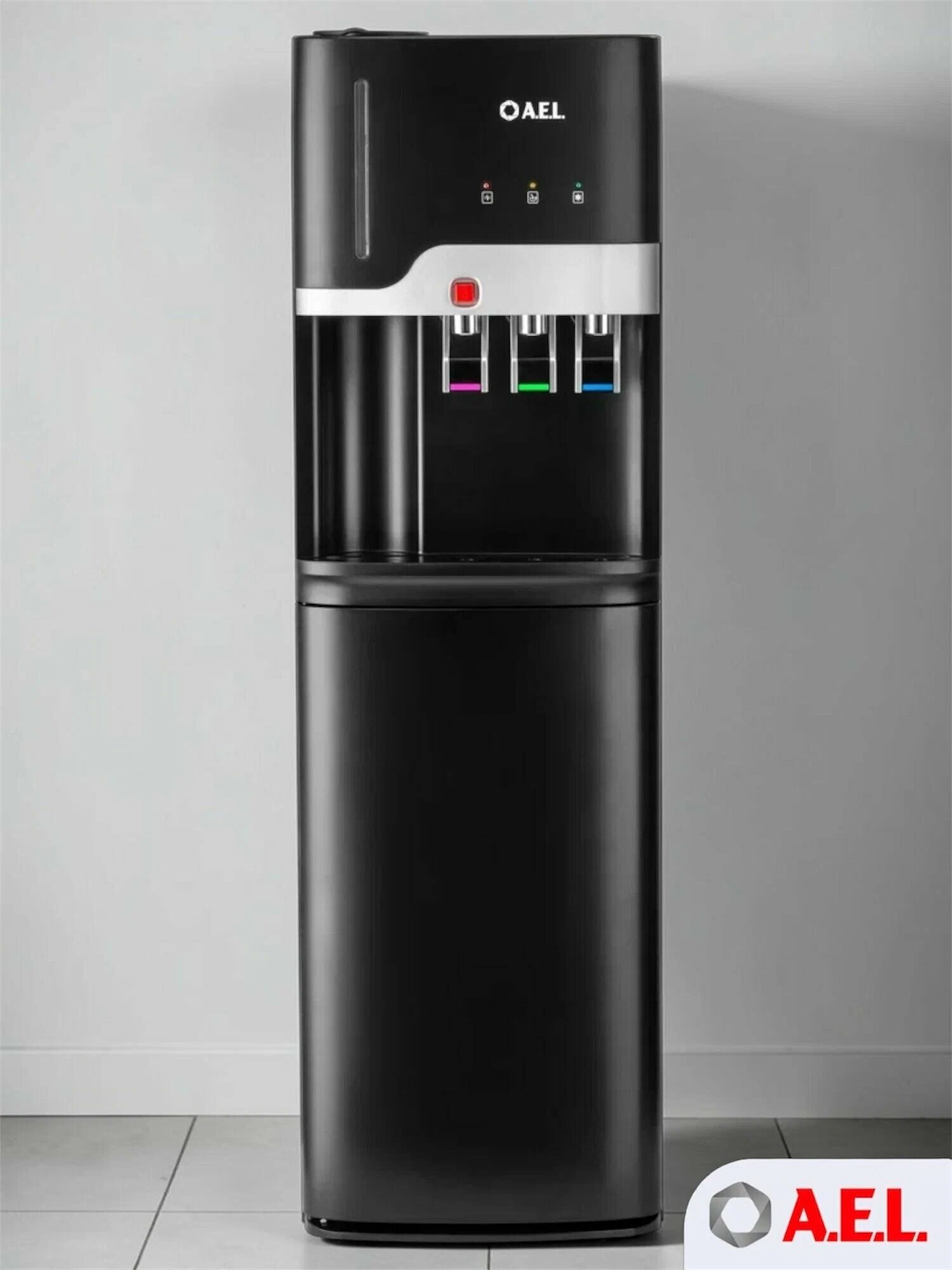 A.E.L. LD-835a black. Гарантия 12мес. Кулер с нижней загрузкой. Три крана.