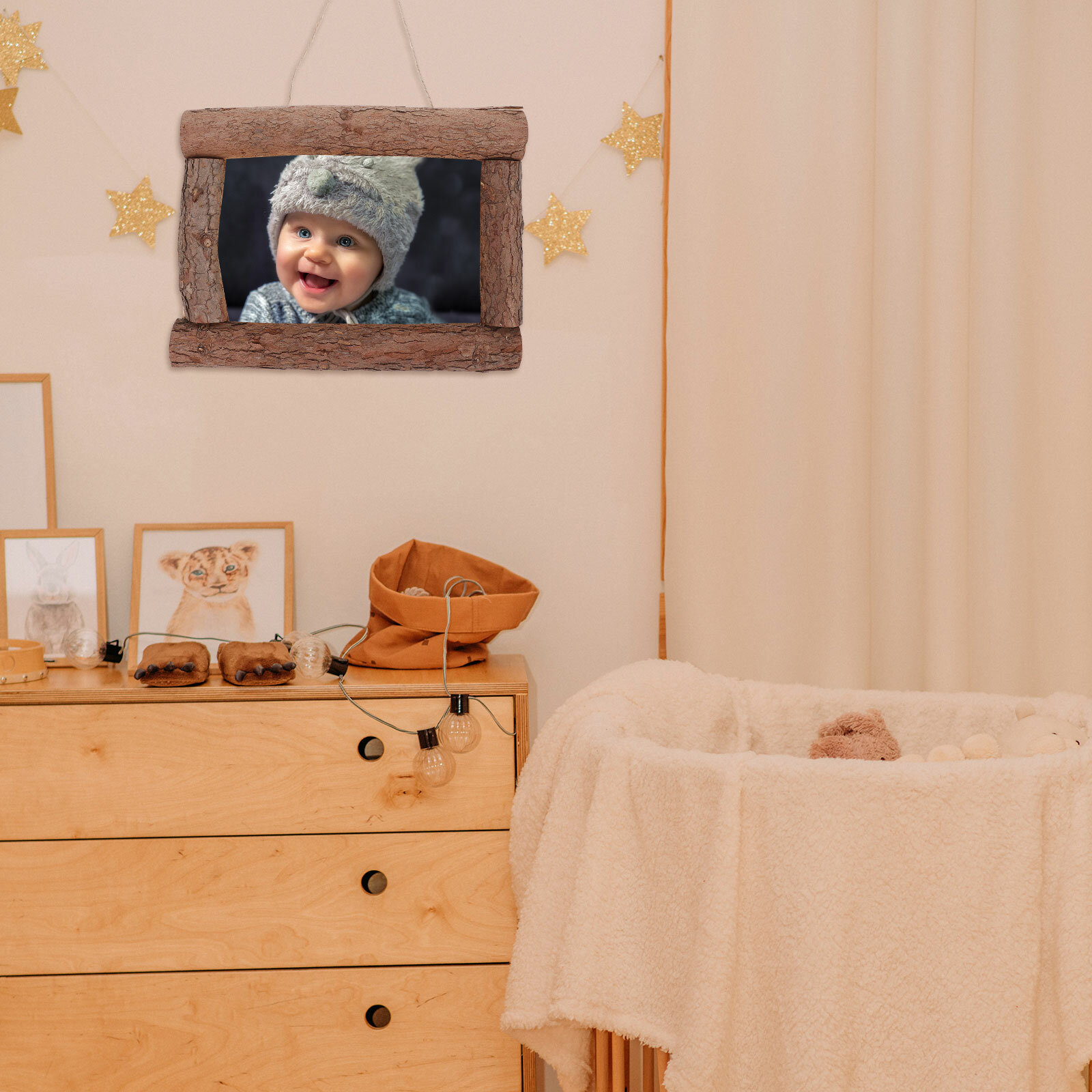 Деревянная Фоторамка Для Рисования 1 Шт Декоративное Панно Для Детского Творчества Классический Дизайн 30X23 См