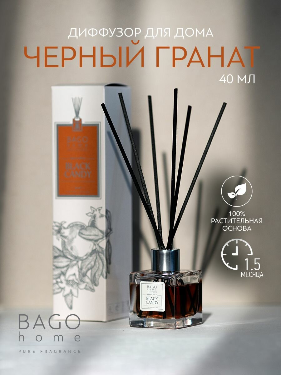 Диффузор для дома Черный гранат 40 мл