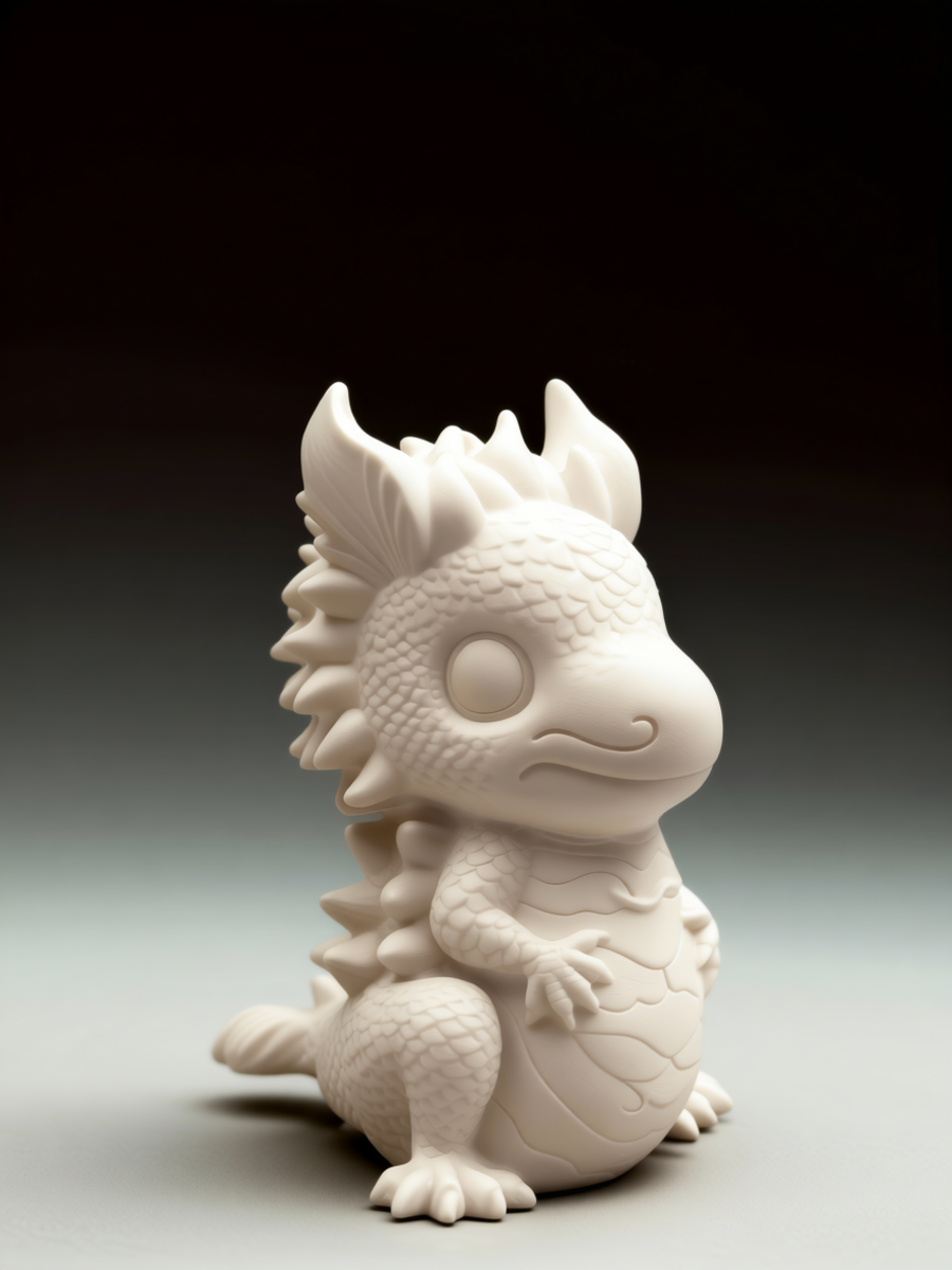 Копилка В Forme Дракона Белого Цвета Для Сбережений Монет 20.00X13.00X10.00Cm