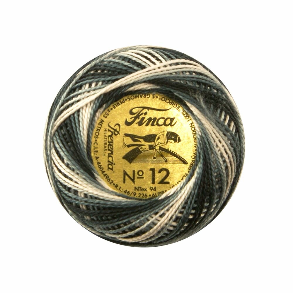 Мулине PRESENCIA HILATURAS "Finca Perle", Жемчужное, №12, мультиколорный цвет 9985, 1 моток