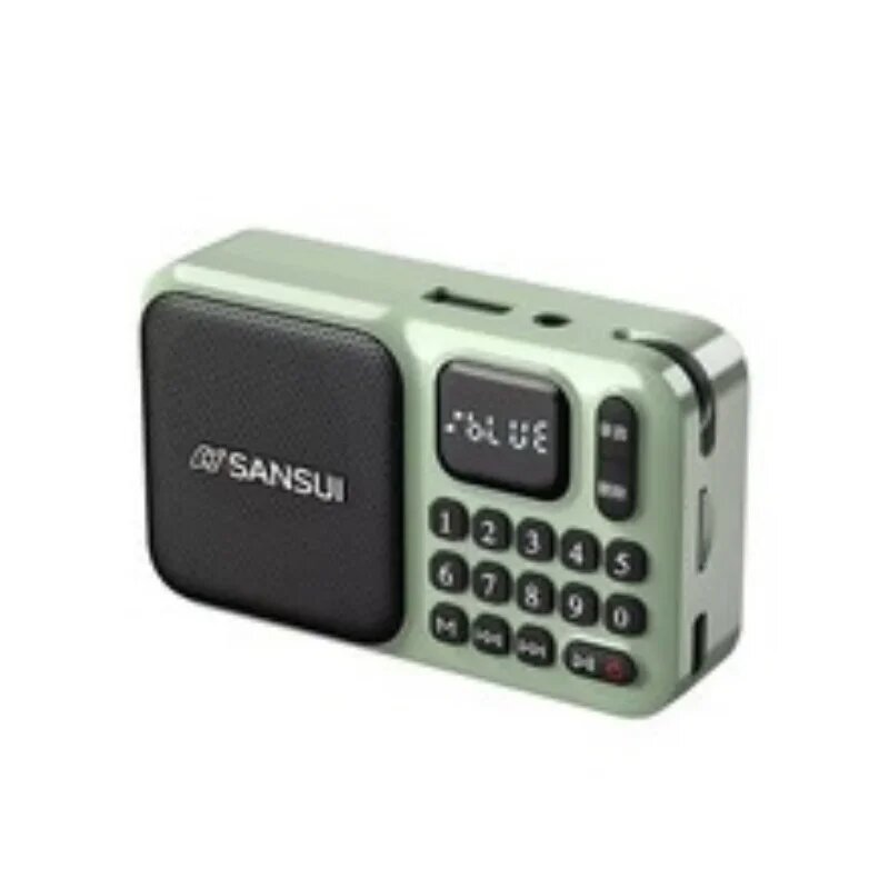 SANSUI F75 2025 портативный динамик Зеленый, армейский зеленый