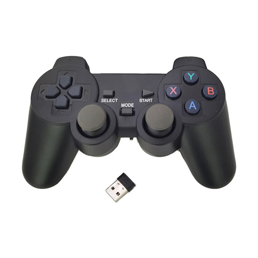 Одиночный беспроводной геймпад USB 2.4G для Android TV Box, 1 геймпад и 1 приемник, премиум игровое устройство