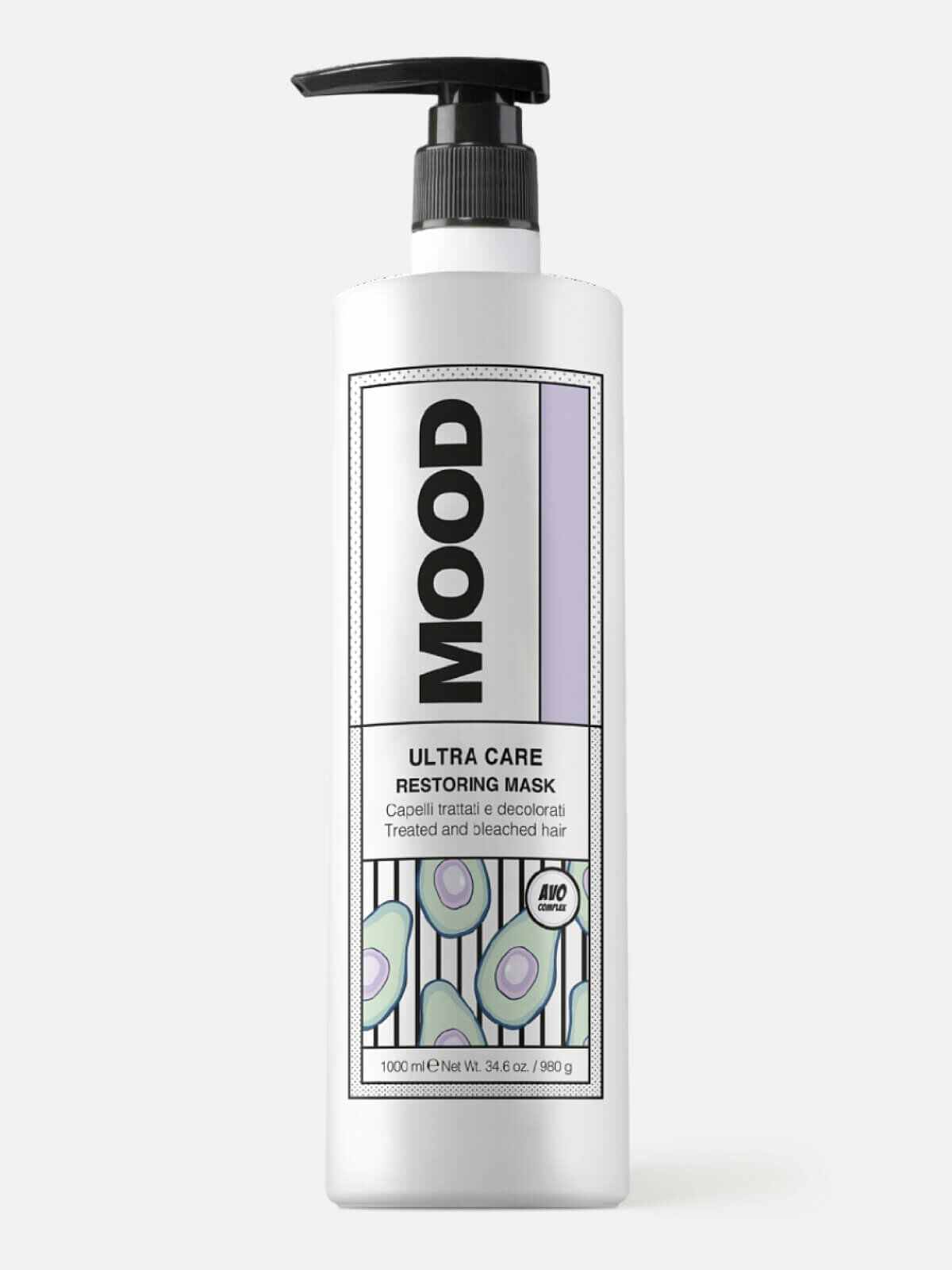 Восстанавливающая маска для волос Mood Ultra Care Restoring Mask, 1000 мл
