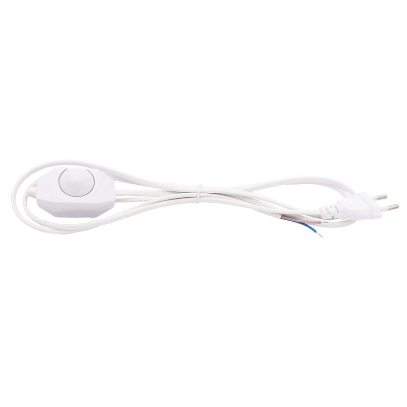 Шнур питания с диммером USBO 303 1.8 м белый/черный Dimmer EU White