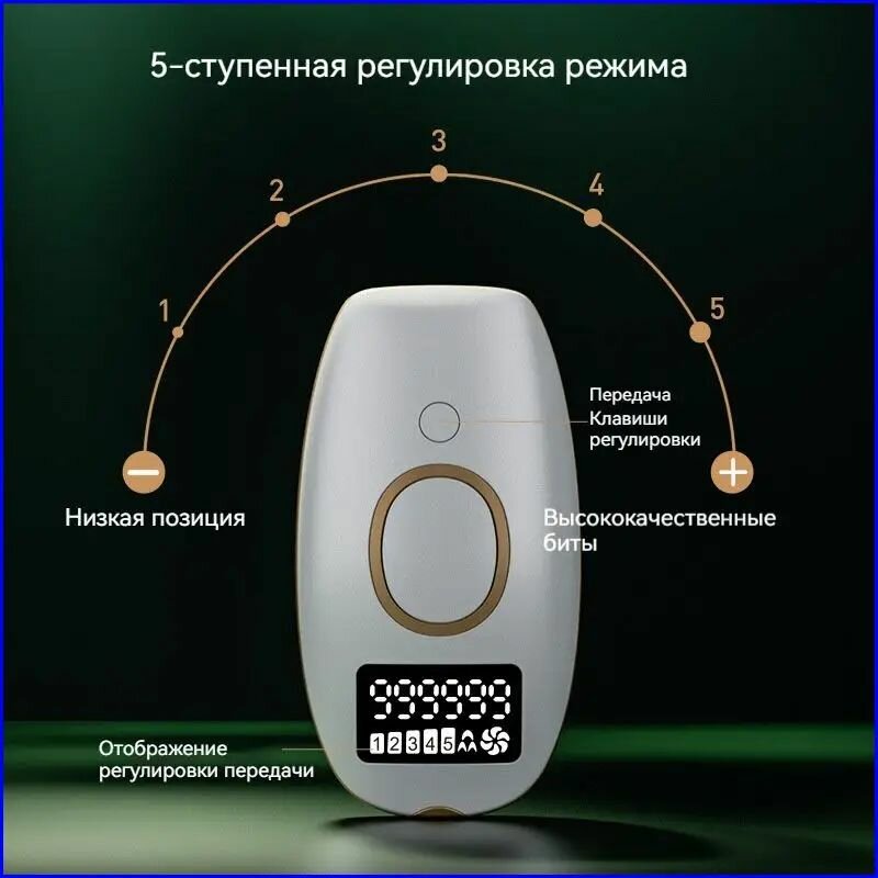 Эпилятор лазерный 电动家用小型脱毛仪 — фото 1