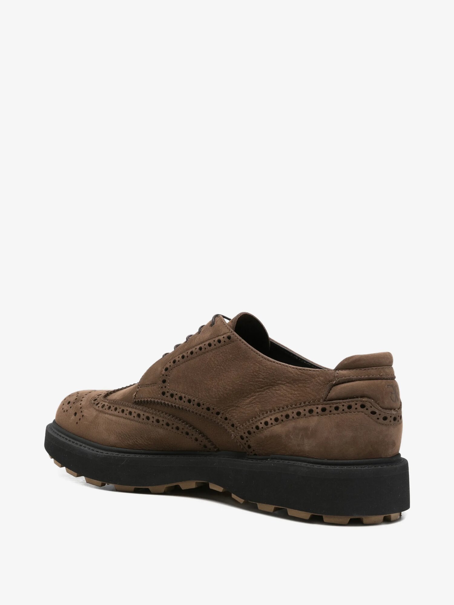 Туфли FABI Brogue derby shoes, размер 7.5 US, коричневый — фото 1
